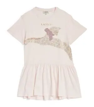 LANVIN Crystal-embellished Cat Dress