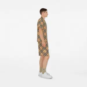 Burberry Oversized Check Silk Shirt