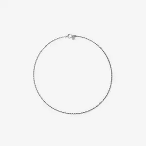 Burberry Shield Lock Chain Necklace - Silver