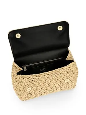 Dolce & Gabbana Large Sicily Handbag - Neutrals