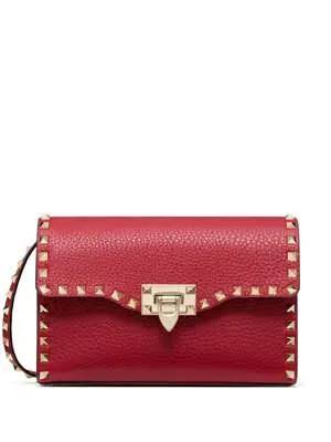 Valentino Garavani Rockstud Crossbody Bag - Red