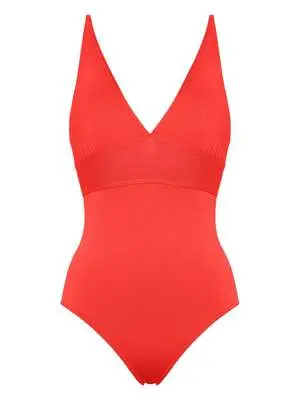 ERES Larcin V-neck Sleeveless Swimsuit - Red