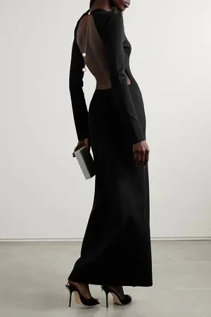 Galvan Vega Embellished Maxi Dress