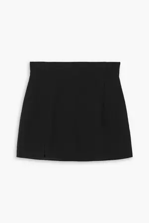 MONOT Crepe Mini Skirt