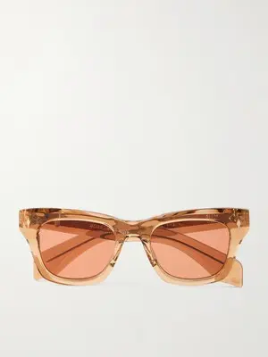 JACQUES MARIE MAGE Dealan D-frame Sunglasses - Orange