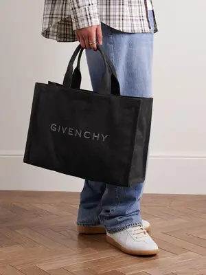 Givenchy Logo-embroidered Canvas Tote Bag