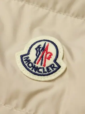 Moncler Contrin Slim-fit Logo-appliquéd Quilted Shell Down Gilet - Neutrals