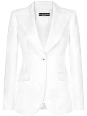 Dolce & Gabbana Turlington Single-breasted Blazer - White