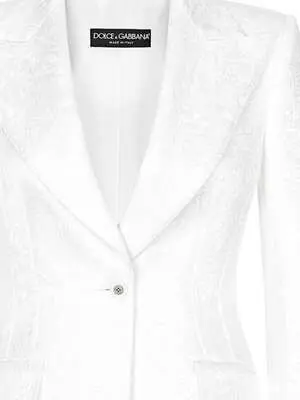Dolce & Gabbana Turlington Single-breasted Blazer - White