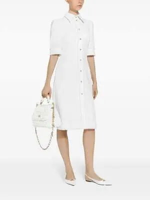 Dolce & Gabbana Large Sicily Tote Bag - White