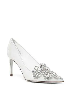 Rene Caovilla Veneziana 65mm Crystal Pumps