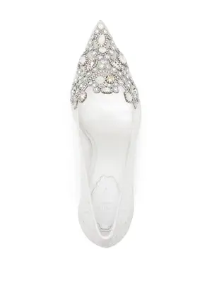 Rene Caovilla Veneziana 65mm Crystal Pumps