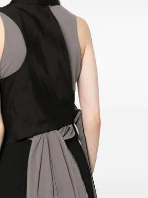 Yohji Yamamoto Asymmetric Draped Waistcoat
