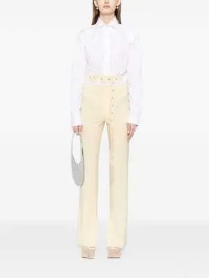Rokh Belted Flared Trousers