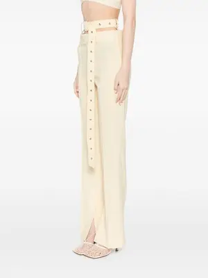 Rokh Belted Flared Trousers