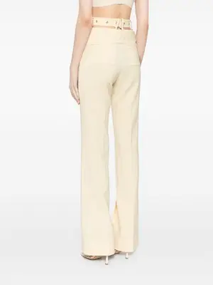Rokh Belted Flared Trousers