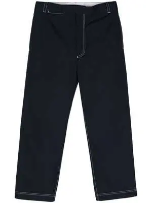 Thom Browne Contrast-stitching Straight-leg Trousers