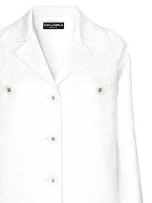 Dolce & Gabbana Jacquard Brocade Coat