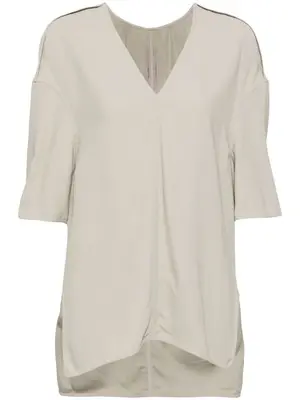 Rick Owens V-neck Drop-shoulder Blouse