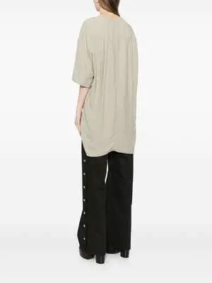 Rick Owens V-neck Drop-shoulder Blouse