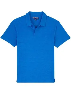 Vilebrequin Pyramid Linen Polo Shirt - Blue