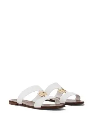 Dolce & Gabbana Bianca Leather Sandals