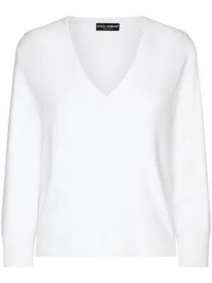 Women's Dolce & Gabbana White Sweaters