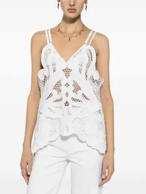 Dolce & Gabbana Cut-out Cotton Top