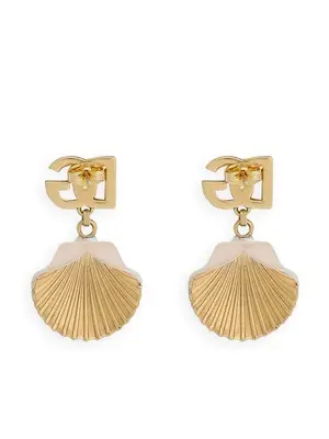 Dolce & Gabbana Dg Shell Drop Earrings