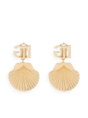 Dolce & Gabbana Dg Shell Clip-on Earrings