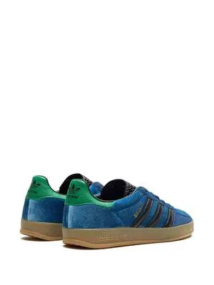 Adidas X Size? Gazelle Indoor Gum Sneakers - Blue