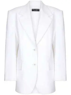Dolce & Gabbana Single-breasted Tweed Blazer