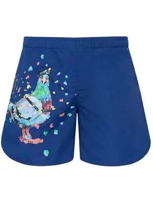 JW Anderson Pigeon Swim Shorts - Blue