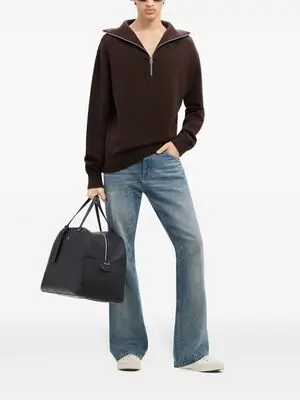 COURREGES Logo-embroidered Wool Sweater