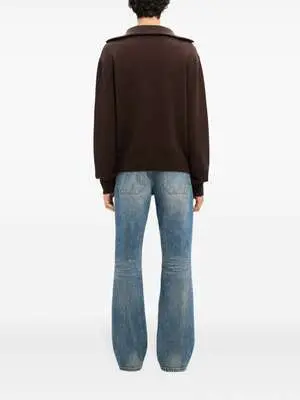 COURREGES Logo-embroidered Wool Sweater