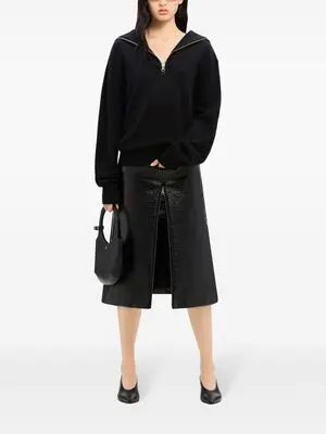 COURREGES Trucker Wool Sweater