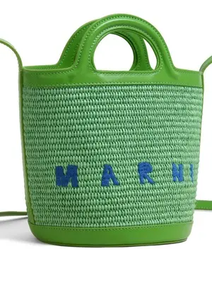 Marni Tropicalia Logo-embroidered Tote