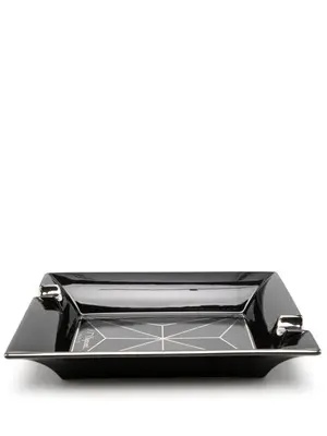 S.t. Dupont Fire X Porcelain Ashtray - Black
