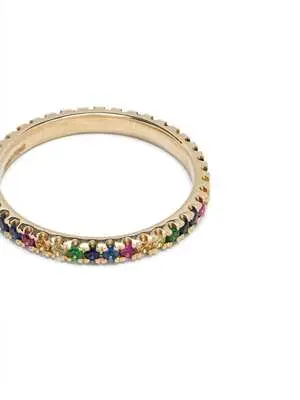 ROXANNE FIRST 14kt Yellow Sapphire Eternity Band Ring