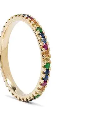 ROXANNE FIRST 14kt Yellow Sapphire Eternity Band Ring