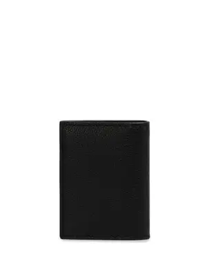 Marni Leather Bifold Wallet With Mending-embroidery - Black