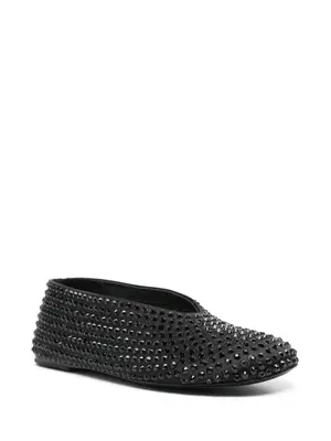 Khaite Marcy Crystal Ballerinas