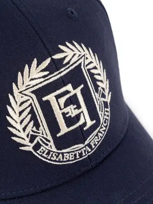 Elisabetta Franchi Embroidered Baseball Cap - Blue