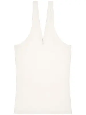 COURREGES Ribbed Tank Top