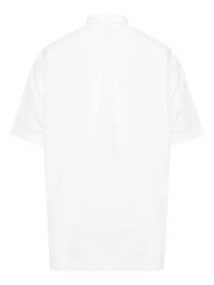 AND WANDER Appliqué-detail Short-sleeve Shirt