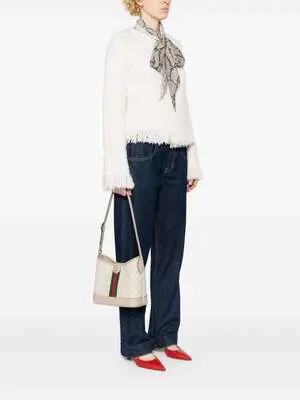 Gucci Small Ophidia Gg Shoulder Bag - Neutrals