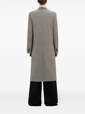 COURREGES Prince Of Wales-pattern Single-breasted Coat