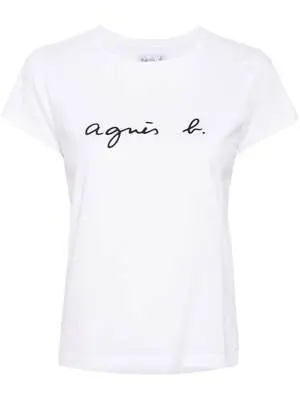 AGNES B. Logo-print T-shirt