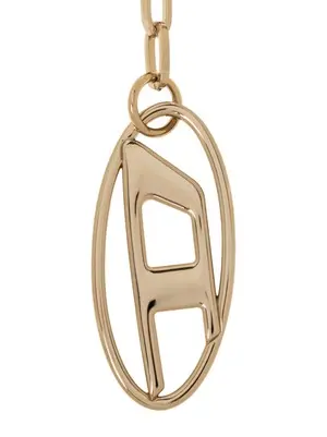 DIESEL® Holy-c Oval-d Polished Keychain - Gold