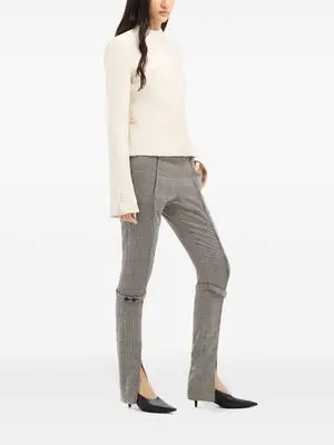 COURREGES Heritage Concealed-fastening Crepe Jacket - White